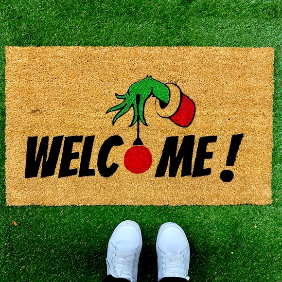 Accents | Welcome Grinch Door Mat | Poshmark
